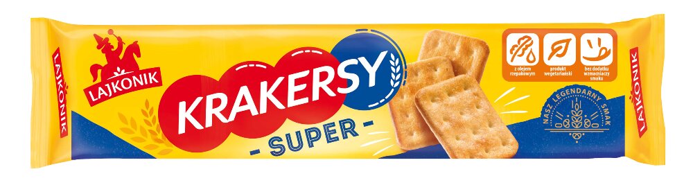 Krakersy 180g-LAJKONIK - Triada Dystrybutor Mrożonek | Dystrybutor ...