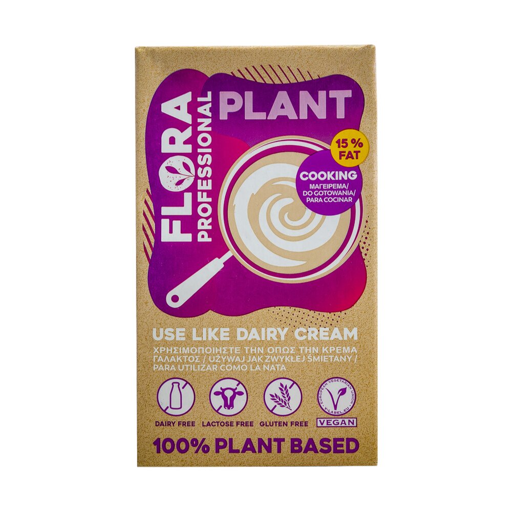 Flora Plant do gotowania 15% 1L(8) - Triada Dystrybutor Mrożonek ...